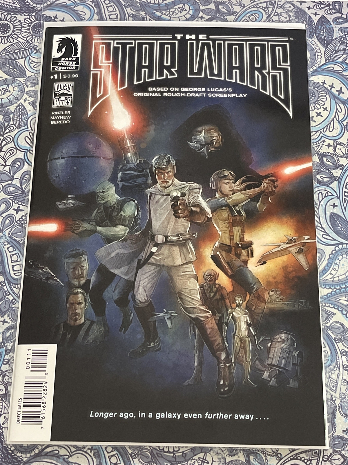 THE STAR WARS #1 NICK RUNGE COVER 2014 GEORGE LUCAS ROUGH DRAFT rinzler ...