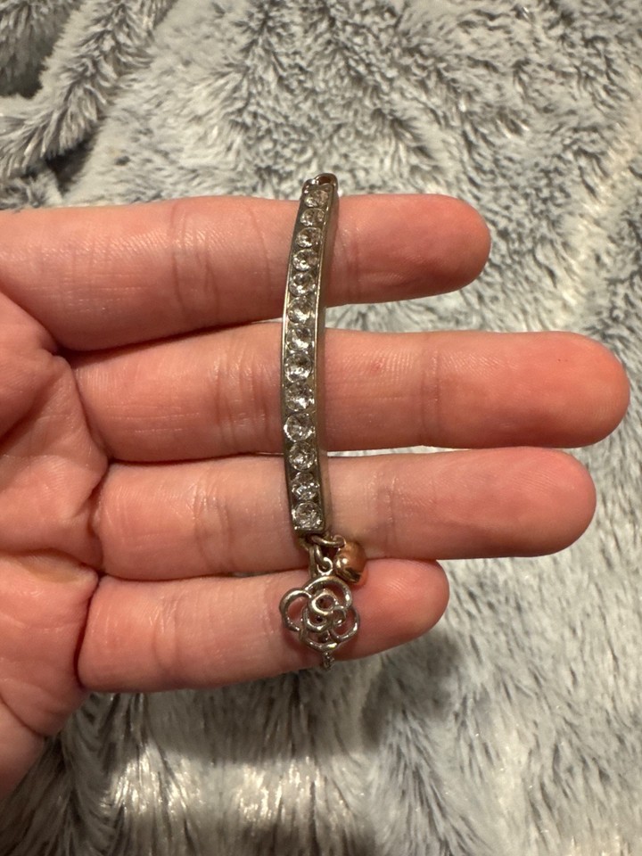 Pre Owned Adjustable “Love” Bracelet Silver Kay Jewelers | eBay