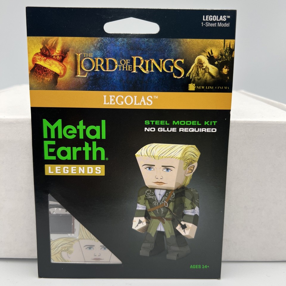 Fascinations Metal Earth Legends Lord of the Rings Legolas 3D Metal ...