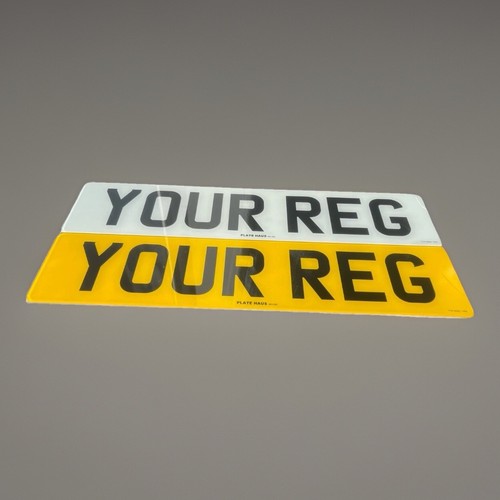 AFFORDABLE PREMIUM UK STANDARD NUMBER PLATES SET 100% MOT AND ROAD ...