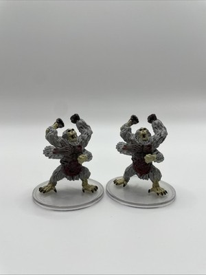 Girallon Zombie x2 - Ghost Light #31 D&D Icons of the Realms Ape ...