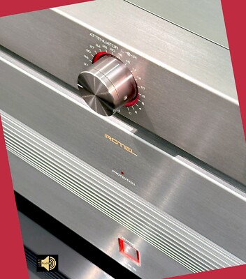 ROTEL MICHI exklusiv Series, RHB-10 Stereo Power Amp & RHC-10 Pre Amp ...