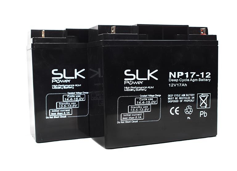 TWIN PACK MOBILITY SCOOTER BATTERIES 12v 12AH 15AH 24 33AH 36 40 50 55 ...