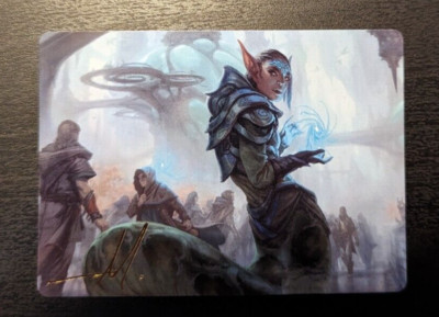 MTG Art Series: MH2 Lonis, Cryptozoologist Art Card - Gold-Stamped ...