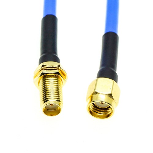 RG402 SMA Male to SMA Female nut Connector Blue RG402 Cable Semi ...