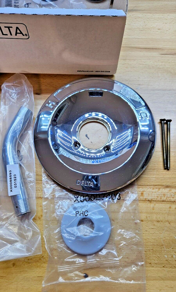 Delta RP54870 600 Series Tub & Shower Renovation Kit in Chrome -with ...