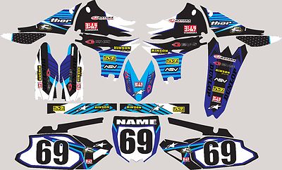 Graphics for 1998-2002 Yamaha WRF250 426 450 WRF Decal Fender Shroud ...