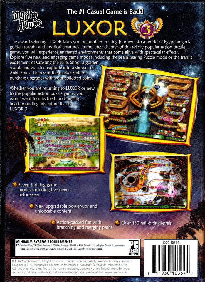 Luxor 3 - PC/Mac - Video Game - Pre Own 811930103644 | eBay
