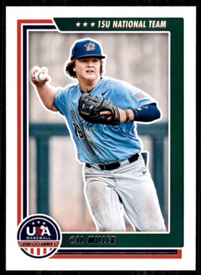 2022 Panini USA Stars & Stripes Cal Miller Rookie #79 Baseball (2021 ...