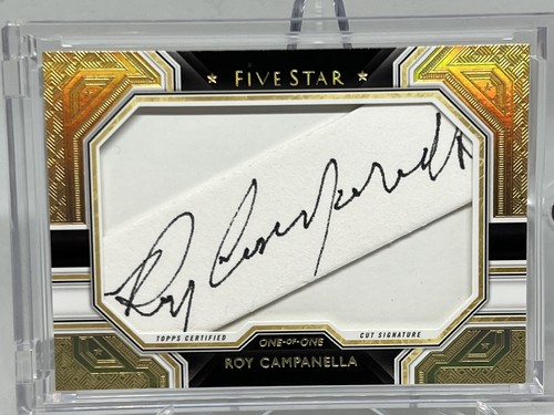 2019 Topps Five Star Roy Campanella cut signature card 1 Of 1 One Of ...