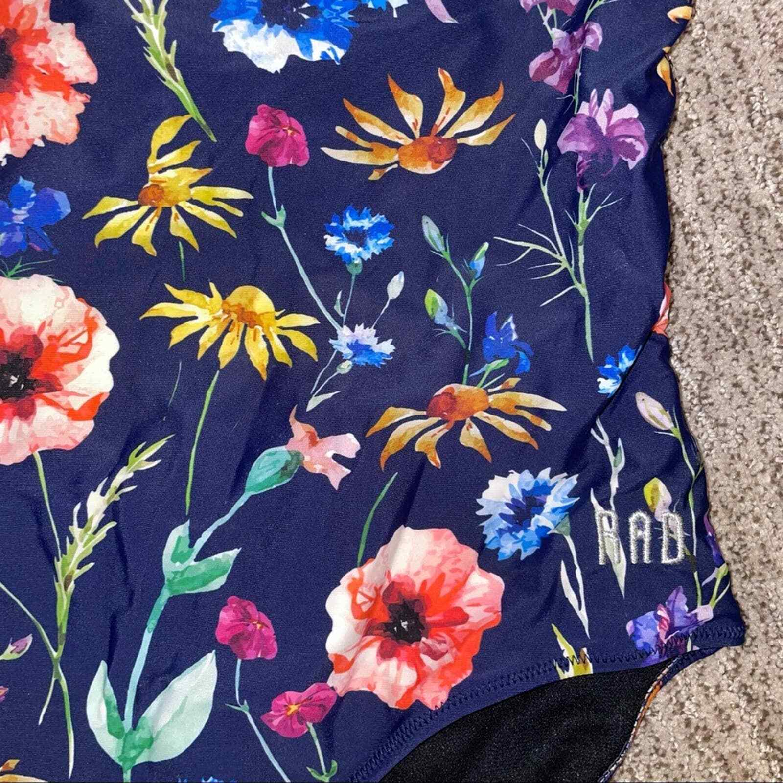 Rad Swimwear High Neck Alyssa Swimsuit Size Large - Gem