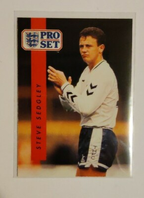 1990-91 Pro Set Steve Sedgley Card soccer cards | eBay