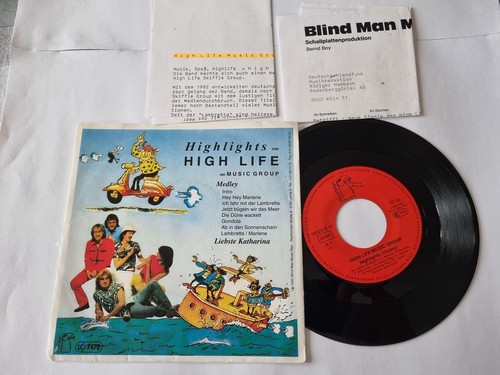 High Life Music Group - Highlights/ Liebste Katharina 7'' Vinyl PROMO ...