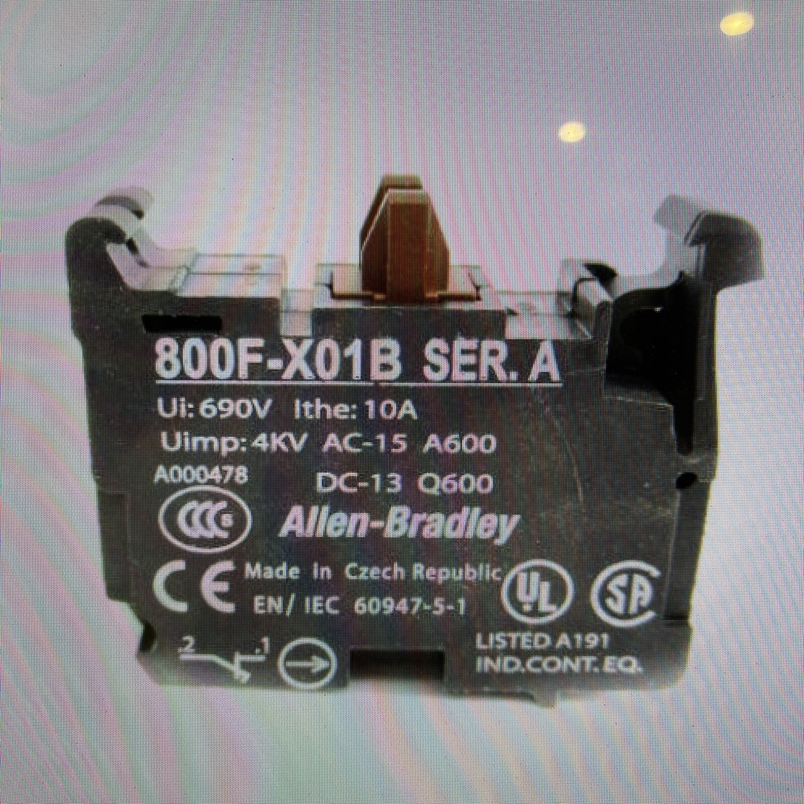 800F-X01B. ALLEN BREADLY. CONTACT BLOCK. Bag Of 10 Pcs. | eBay