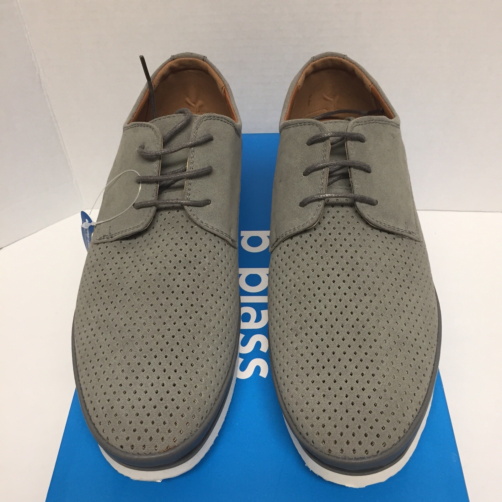 Bill Blass Men’s Lightweight Oxford Lace Up Shoe/Gray Size US: 9.5/MRSP ...
