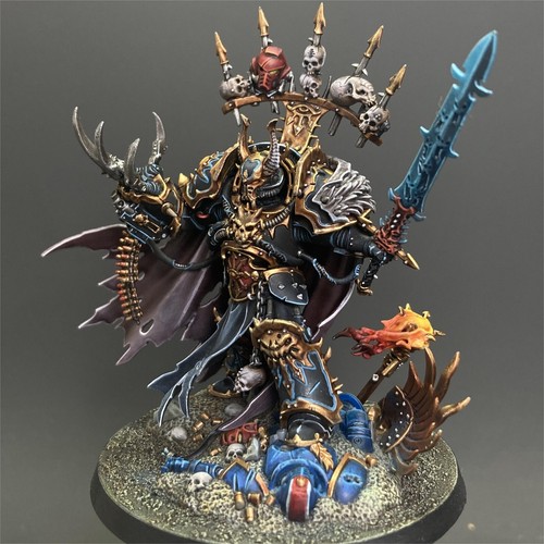 Chaos Space Marines Abaddon The Despoiler Games Workshop Warhammer 40K Painted | eBay