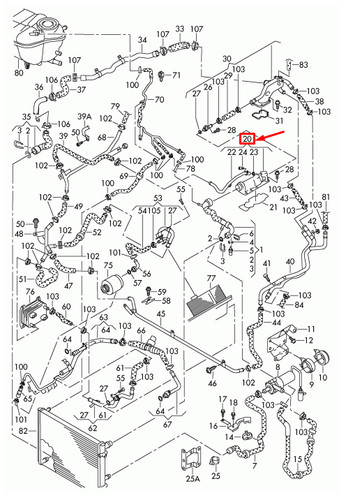 NEW VW PHAETON COOLANT REGULATOR HOUSING WITH THERMOSTAT 07D121111AR ...