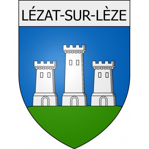 Lézat-sur-Lèze 09 ville Stickers blason autocollant adhésif | eBay