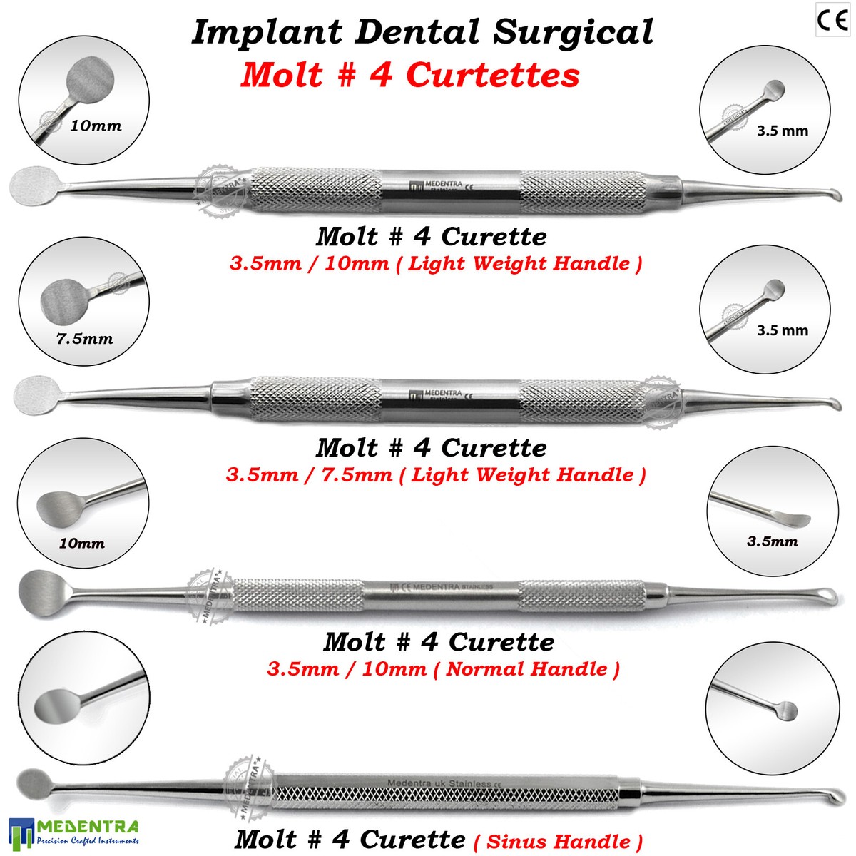 Curette Definition Generic Cleaning Scaler Professional Gracey Curette