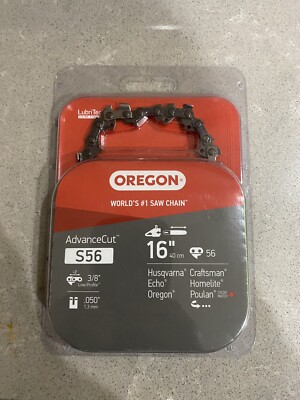 OREGON S56 ADVANCE CUT 16" CHAINSAW CHAIN 3/8" .050" GAUGE 56 DRIVE ...