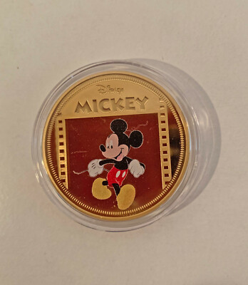 Disney Proof Collection Mickey Mouse Issue One Gold Plated Coin | eBay