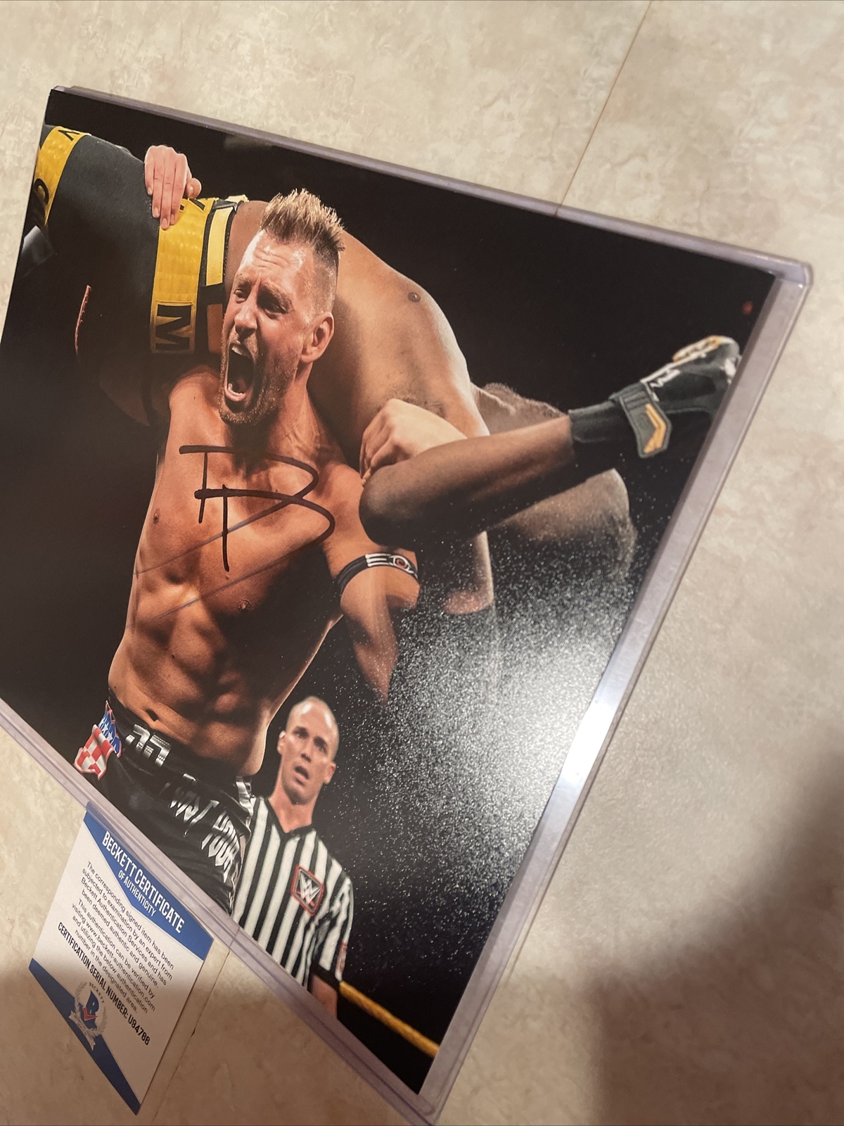 WWE NXT Dominik Dijakovic Dijak T-Bar Autograph Auto 8x10 Signed ...