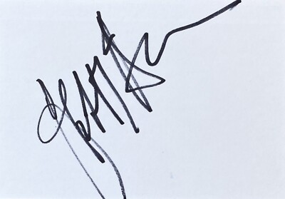 Elizabeth McGovern Signed In Person 4x6 Index Card In Top Loader ...