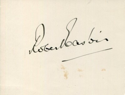 Robert Easton 1930s Royal Opera House Singer Bass Signed Autograph | eBay