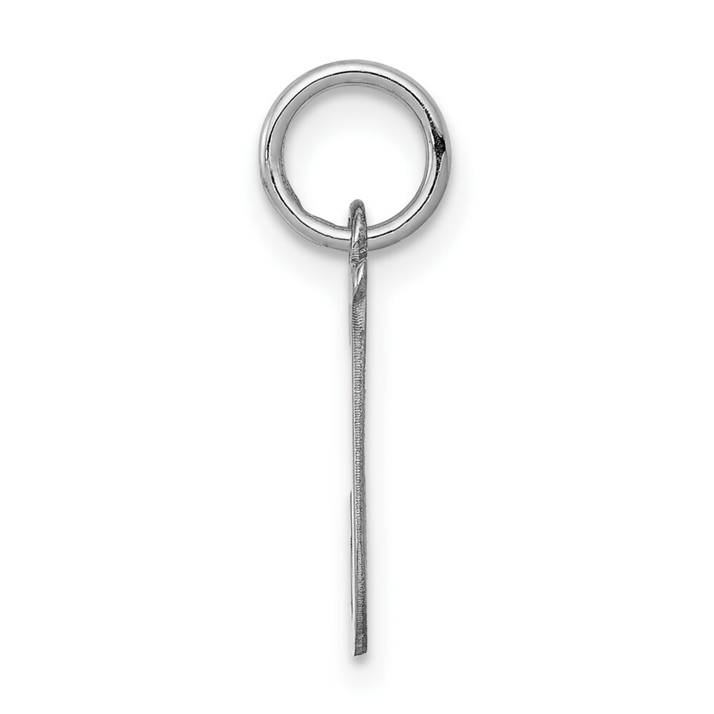 Sterling Silver 925 Small Script Letter J Initial Charm Pendant 0.63 ...