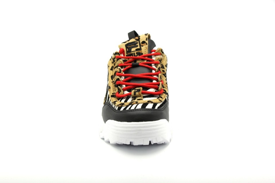 NEW 2020 WOMEN FILA DISRUPTOR 2 LIMITED EDITION ANIMAL PRINT ZEBRA LACE ...