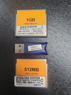 WMS BB3 slot machine game software MASTODON WITH DONGLE | eBay