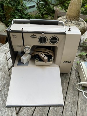 TWO Elna Lotus SP Electric Sewing Machines for parts Vintage Used | eBay UK