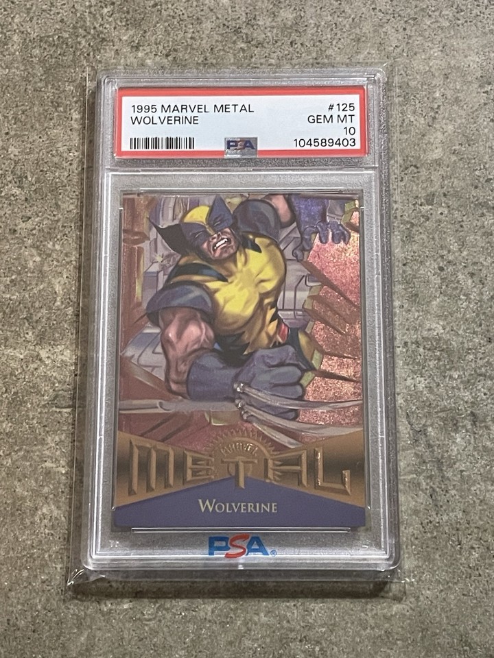 1995 MARVEL METAL Wolverine #125 PSA 10 | eBay