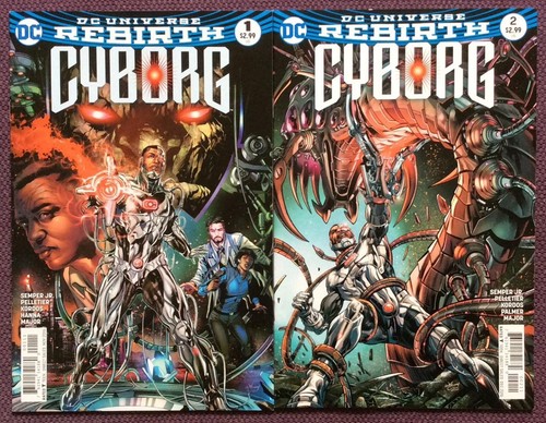 Cyborg #1 & #2. DC 2016. VF+ condition Issues. | eBay UK