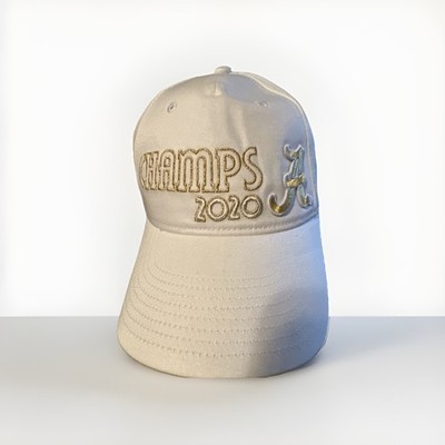 College Alabama White NCAA Nike 2020 National Championship Baseball Cap ...