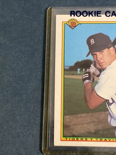 1990 Bowman Travis Fryman #360 Multiple Error Rookie RC Card | eBay