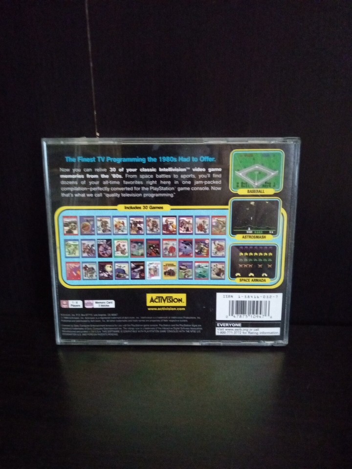 Intellivision Classics (Sony PlayStation 1, 1999) No Manual ~ Trl8#60 ...