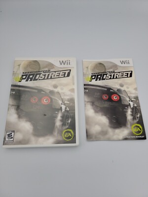 Need for Speed: ProStreet (Nintendo Wii, 2007) Game Complete W/ Manual ...