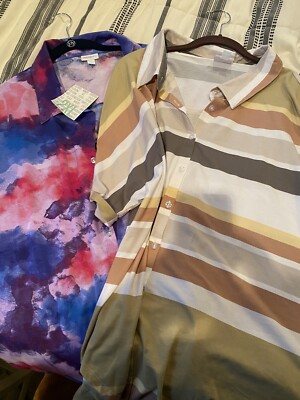 qty 2 LuLaRoe size 2X Ladies Charlie Tops | eBay