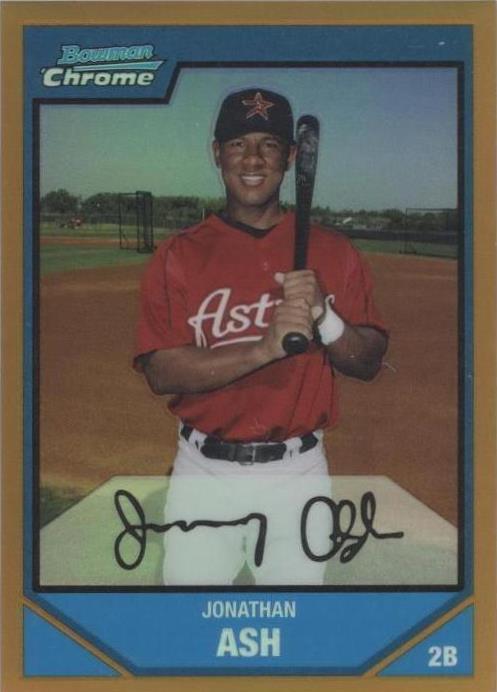 2007 Bowman Chrome - Prospects Jonathan Ash #BC148 Gold Refractor /50 ...