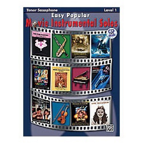 Easy Popular Movie Instrumental Solos Tenor Saxophone Level 1 CD ...