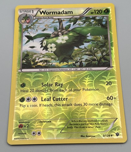 Pokémon TCG Wormadam Fates Collide 3/124 Reverse Holo | eBay