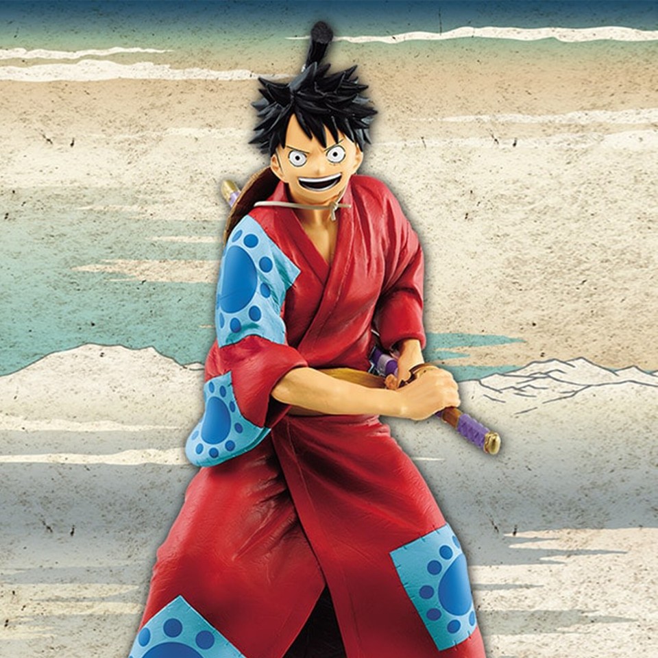 Ichiban Kuji ONE PIECE Extreme Swordsman Luffy Taro Action Figure A ...