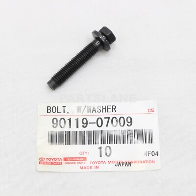 90119-07009 Toyota OEM BOLT(FOR CAMSHAFT BEARING CAP TO HOUSING, NO.1 ...