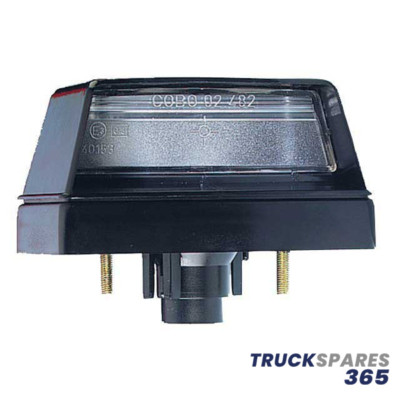 FITS IVECO EUROCARGO, DAILY, ZETA, NUMBER PLATE LAMP LICENCE LAMP LIGHT ...