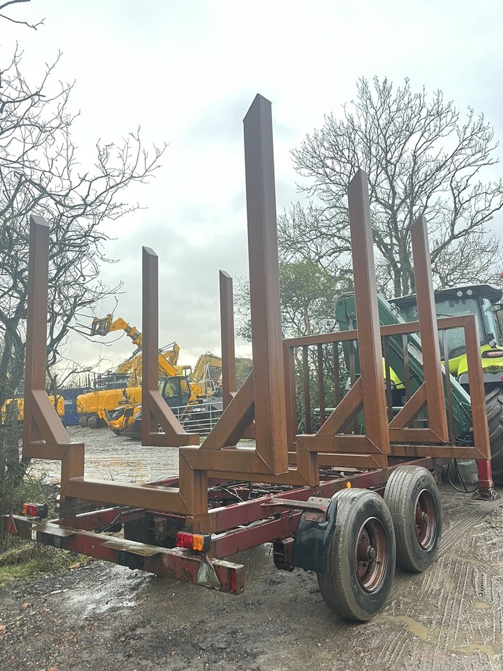 Timber Trailer Log Trailer Hiab Tractor £2850 | eBay UK