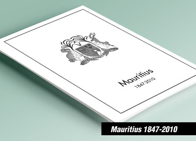 PRINTED MAURITIUS 1847-2010 STAMP ALBUM PAGES (138 pages) | eBay