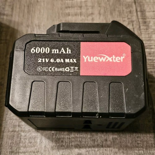 Yuewxter 21V Max Replacement battery 6000mAh 6.0Ah Power Share For ...
