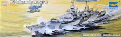 Trumpeter 05327 1:350th scale Heavy Cruiser USS Indianapolis CA-35 1944 ...