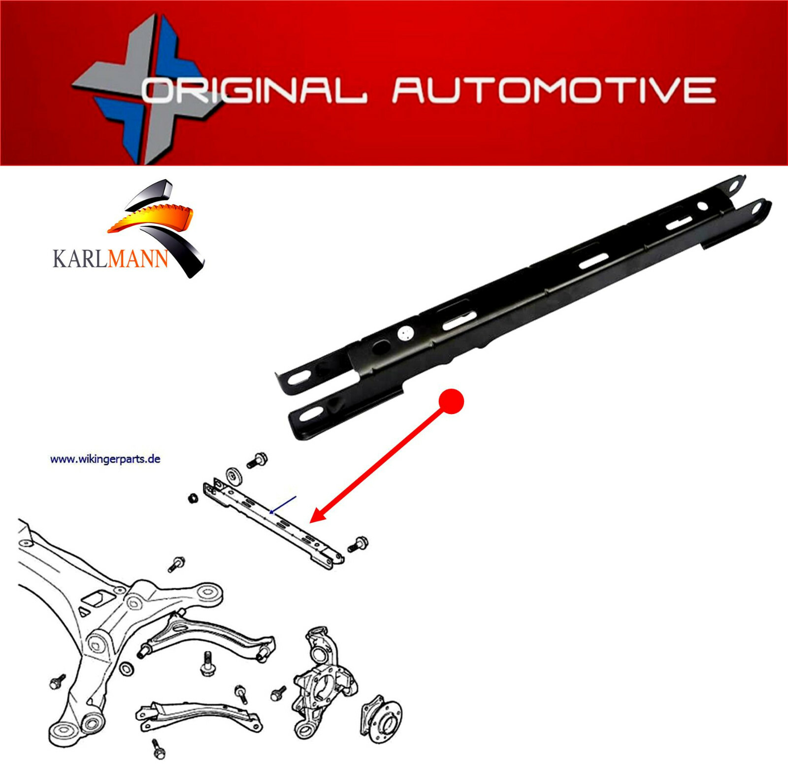 for VOLVO XC90 2003> REAR TRAILING CROSSMEMBER TRACKING CONTROL ARM ...